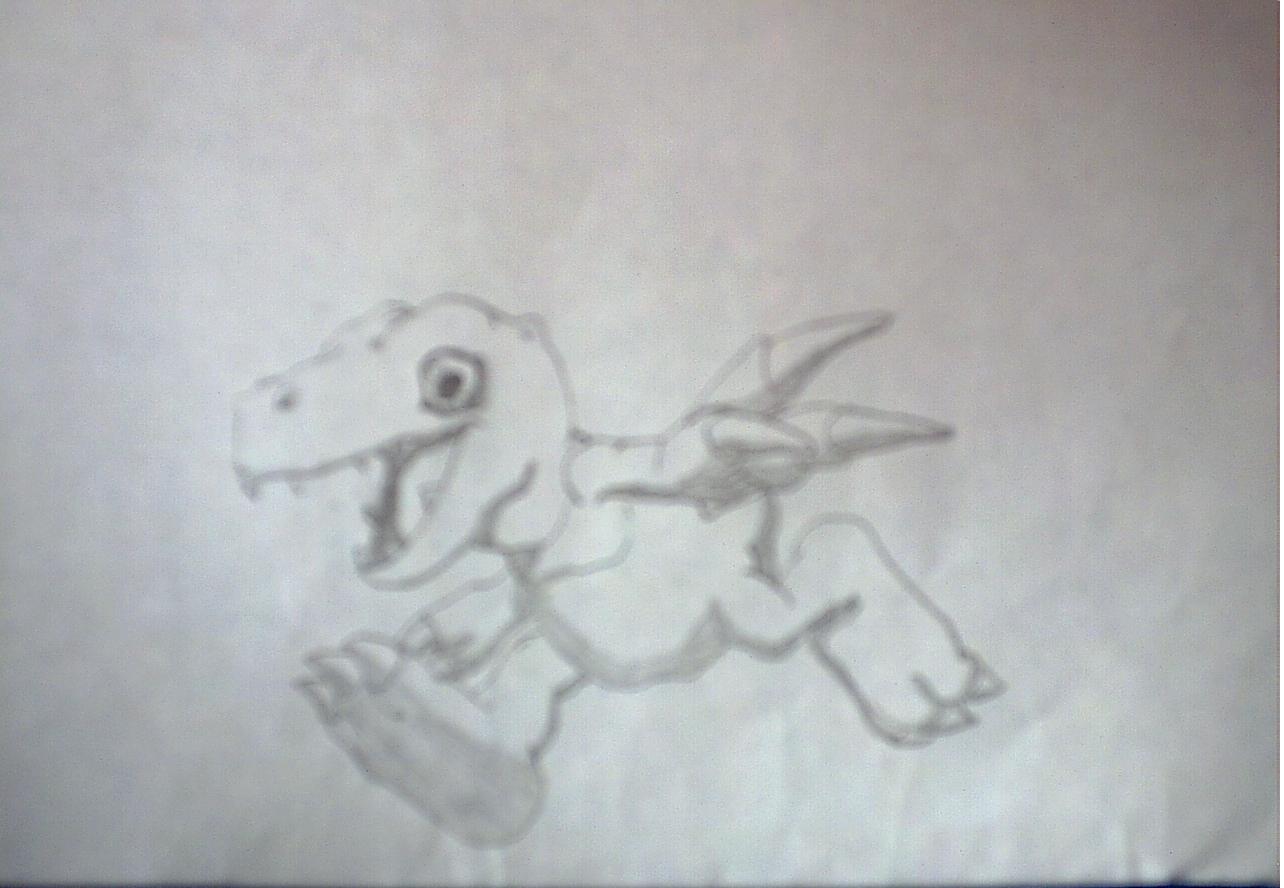 Agumon Drawing