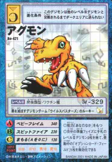 Piedmon Freaky Sailor's Digimon Encyclopedia: Agumon