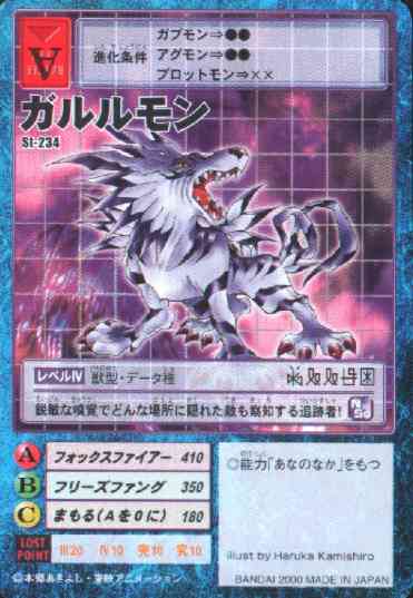 Piedmon Freaky Sailor's Digimon Encyclopedia: Garurumon