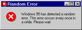 Disturbing Universe Part 5- Windows 95 Errors