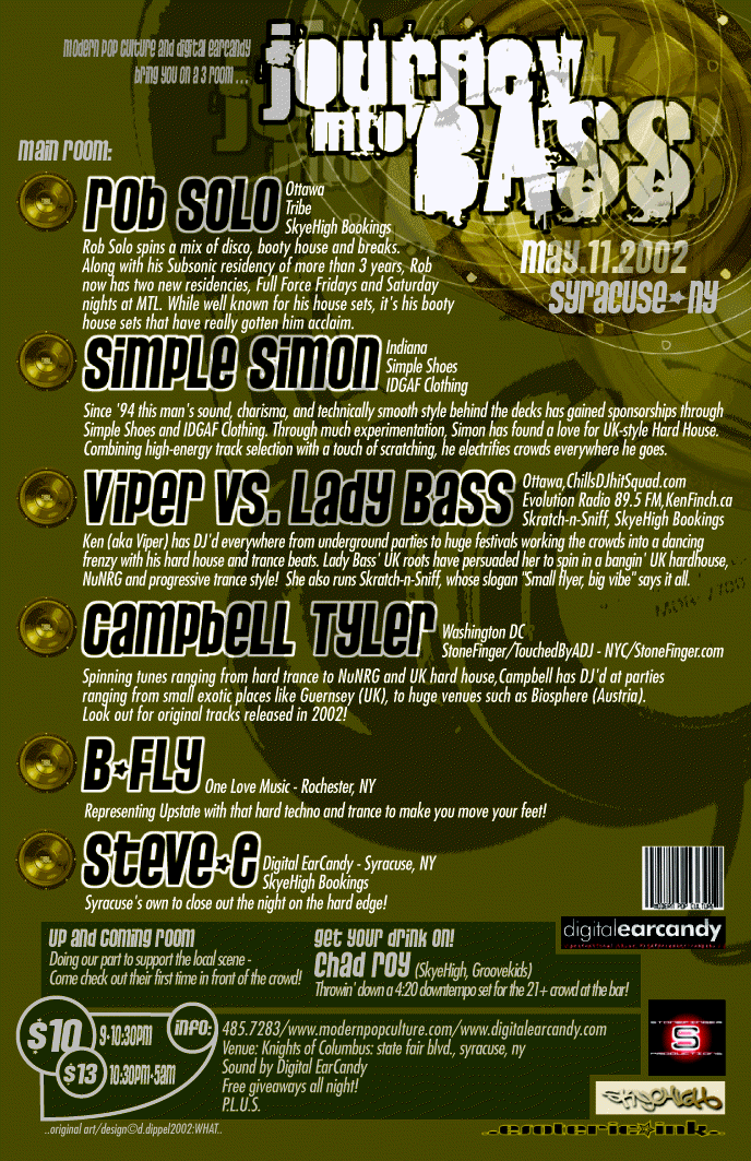 DJ Simple Simon :: FLyer Design
