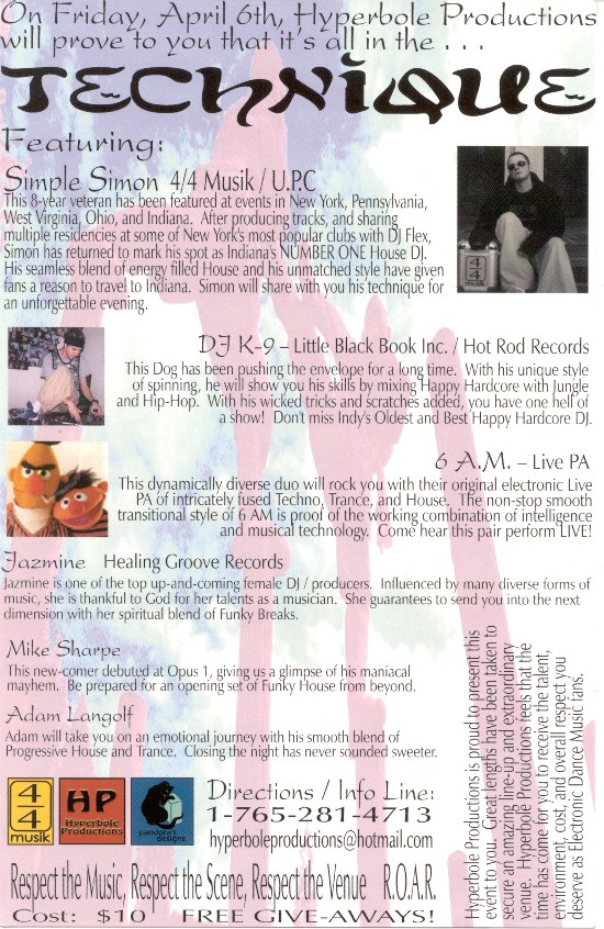 DJ Simple Simon :: FLyer Design