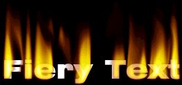 Fiery Text
