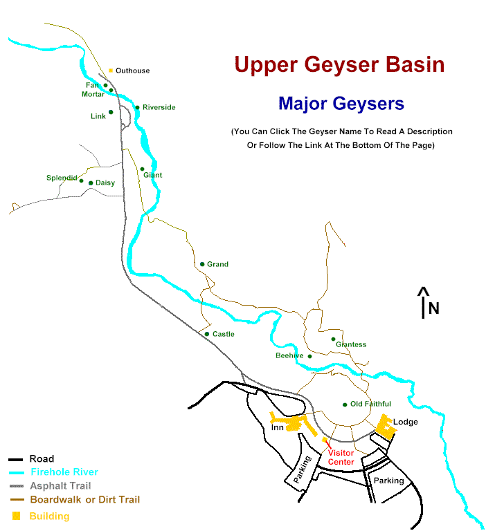 UGB Major Geysers Map