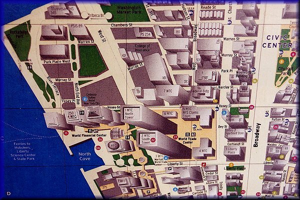 3-D Map of Lower Manhattan