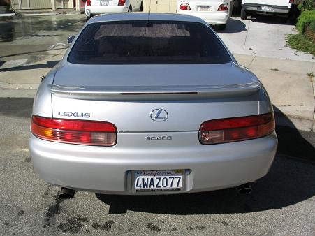 Silver 1995 Lexus SC400