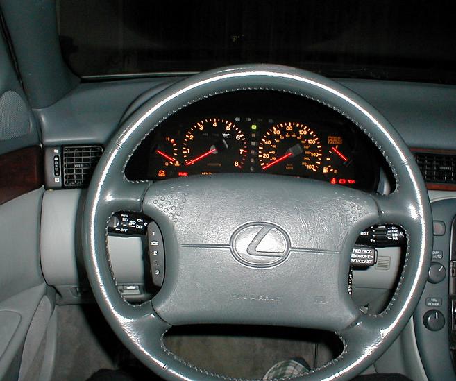 Silver 1995 Lexus SC400