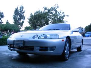 Silver 1995 Lexus SC400