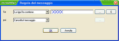 Regole messaggio e mittenti bloccati