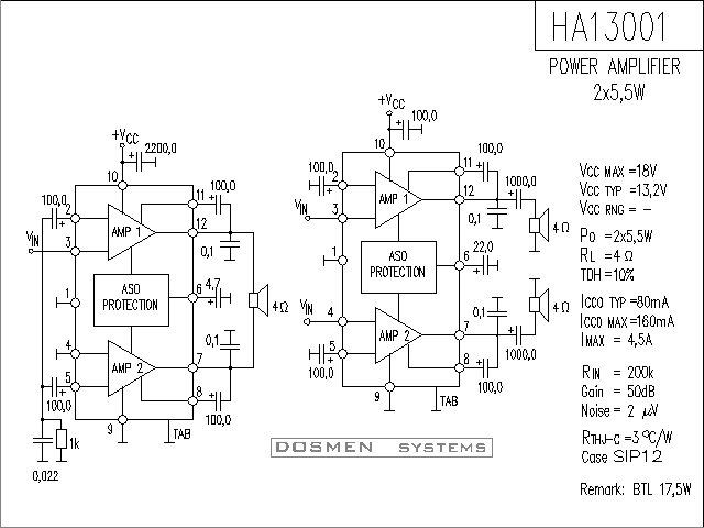 Dosmen systems - HA 13001