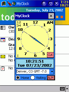 Pocket PC 2000/2002/2003 Arm/MipsXScale Clock Program will allow you to ...