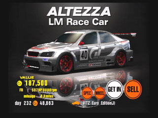 Altezza LM Race Car