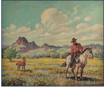 Lorenz Griffith Landscape Artist signed L. Griffith