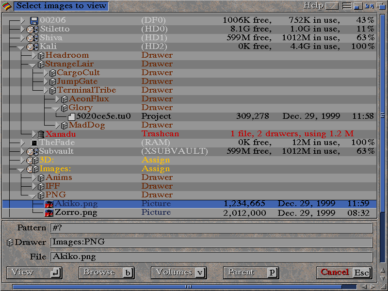 Figure 3:The new ASL filerequester