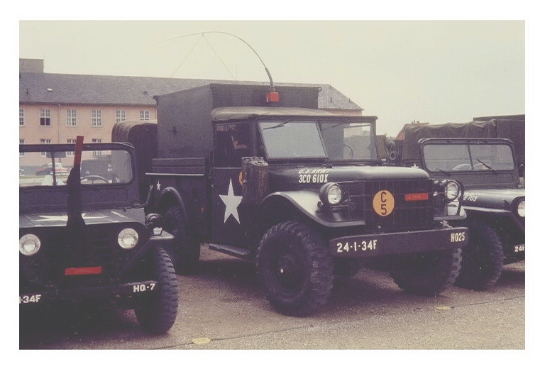 M37 with AN/GRC-46 Shelter, seen in Munich Germany