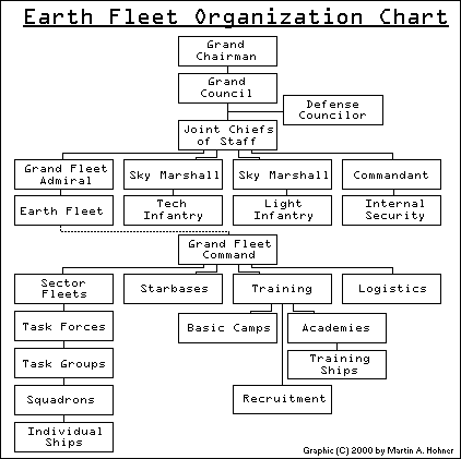 Earth Fleet Ranks, Insignia, and Organization