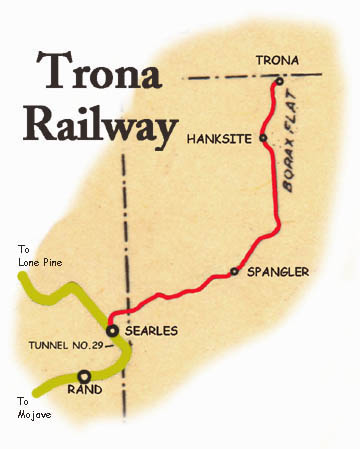 Trona Railway Map