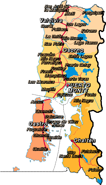 X región de Los Lagos