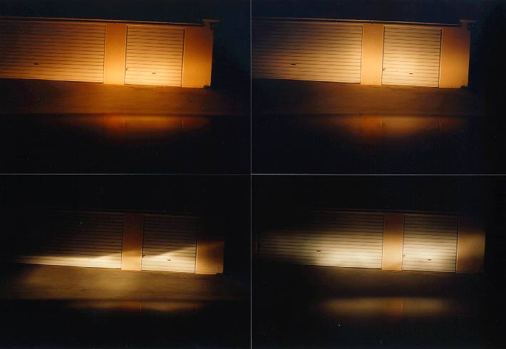 Headlight beam patterns