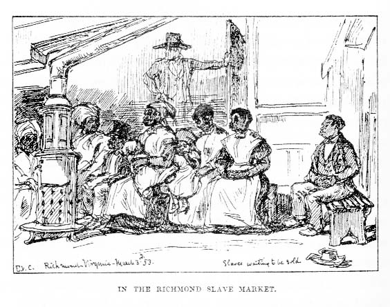 Paintings and Sketches relating to slavery, by Eyre Crowe