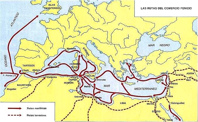 Las Rutas del Comercio Fenicio