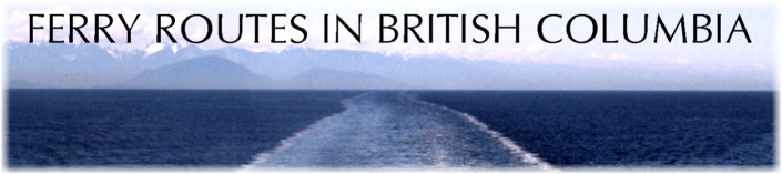 Ferry Routes in British Columbia