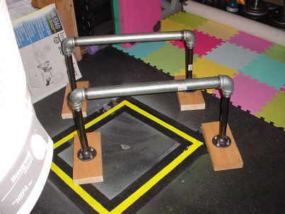 Fightraining: Homemade Parallettes