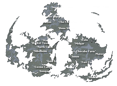 Final Fantasy 9 World Map - United States Map