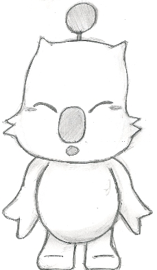 Final Fantasy Moogle Coloring Pages