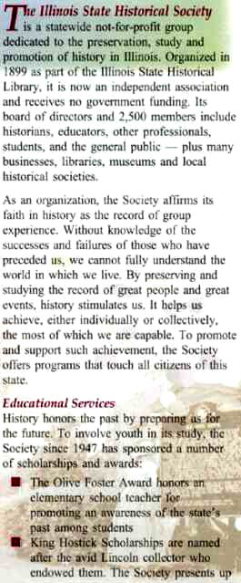 IL State Historical Society's "Best Web Site of the Year" Award Is ...