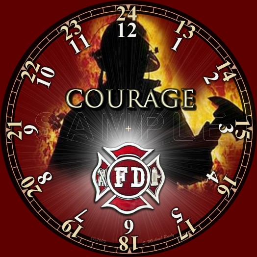 "Courage" [ Closeup VIew ] - Unique, Original, Personalized FIREFIGHTER ...