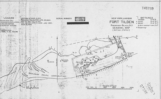 Fort Tilden - Historic Maps