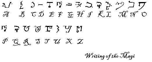 Magical Symbols and Alphabets