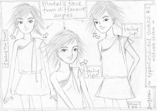 Different Angles from a Model