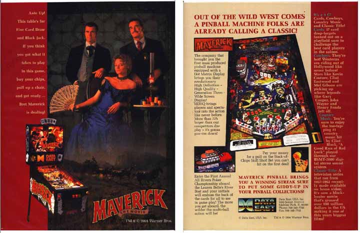 Data East Pinball: Maverick
