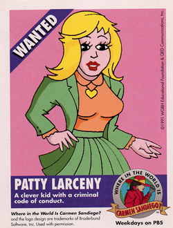 Patty Larceny- a school-girl with a bit of a sweet attitude. As I ...