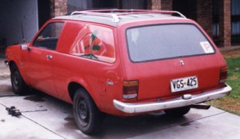 1980 Holden Gemini Panel Van