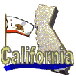 animated gif of the state of california