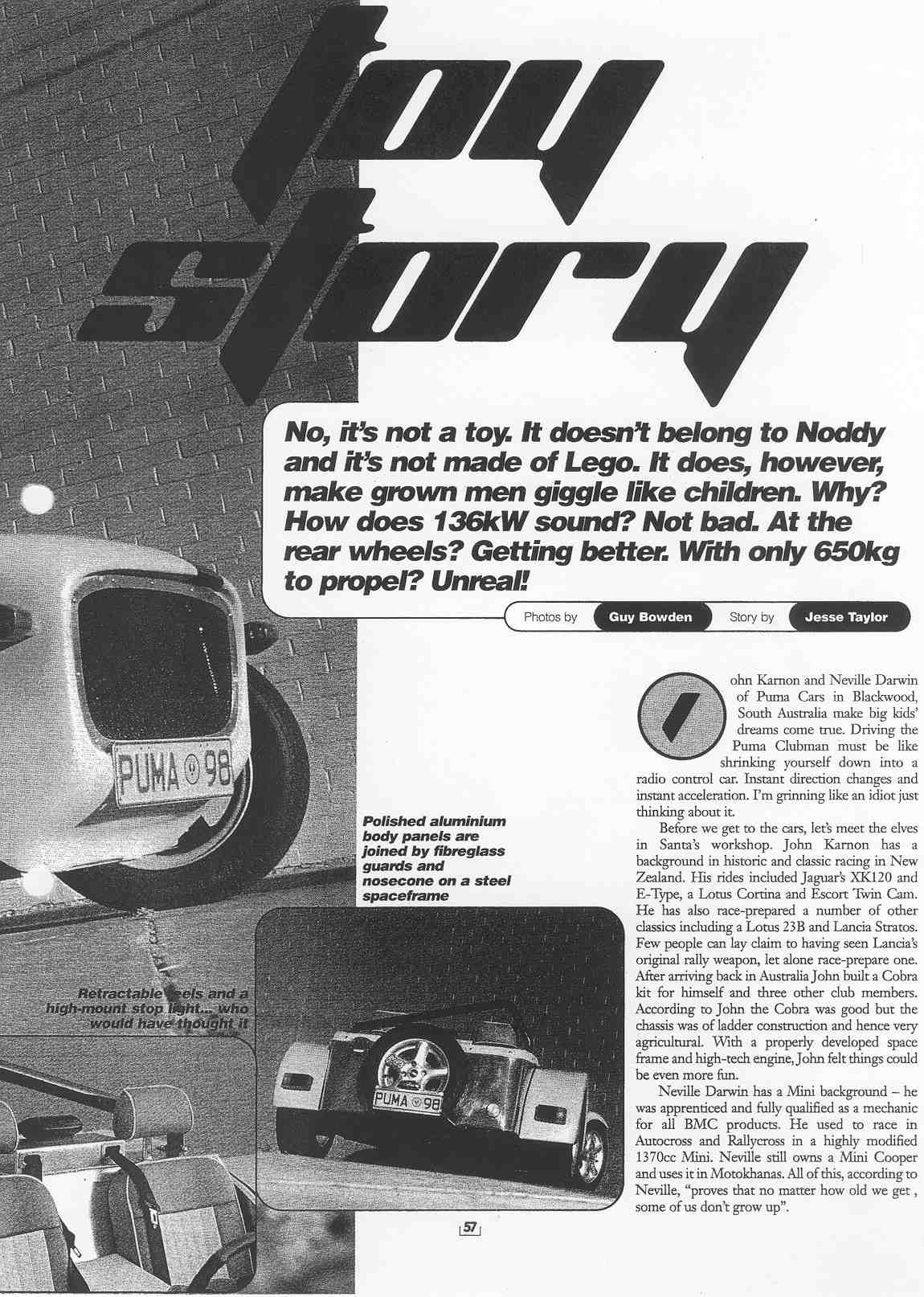 GREG's PUMA CLUBMAN BUILD