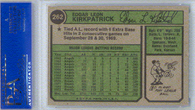 Ed Kirkpatrick Baseball Treasury
