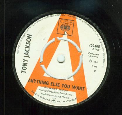 Tony Jackson Group: Anything Else You Want