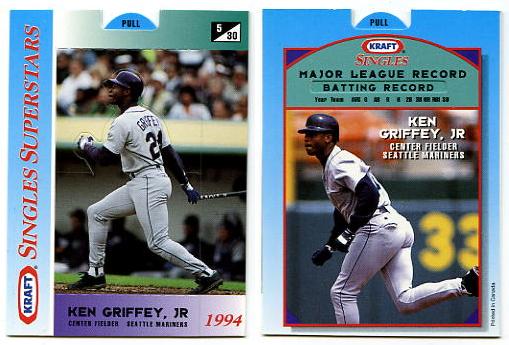 Vern Gorman's Baseball Trading Cards - 1994 Kraft Checklist