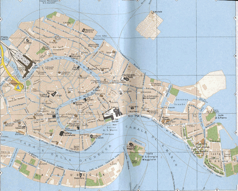 Map of Venice