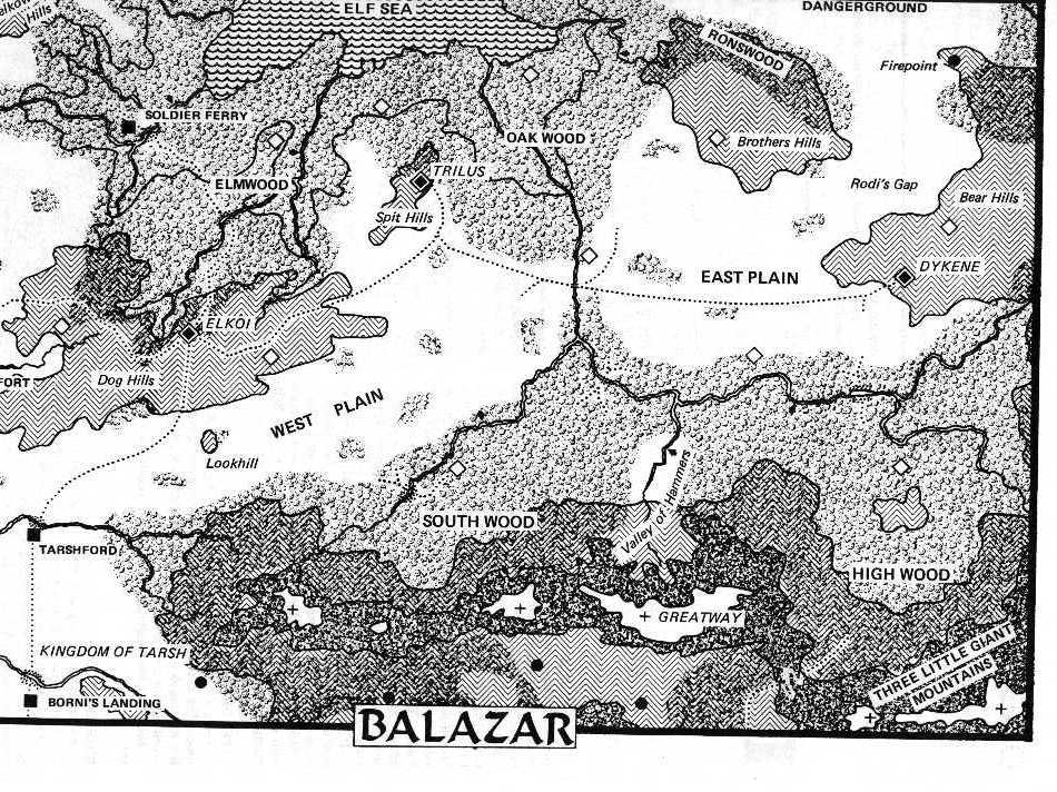 Balazar map