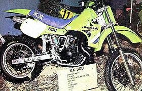 Kawasaki 500 - modelos de motocross - 1981 - 2003
