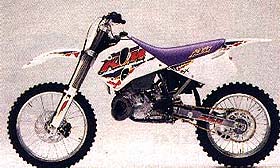 KTM 250 - modelos de motocross - 1981 - 2003