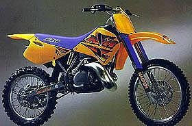 KTM 250 - modelos de motocross - 1981 - 2003