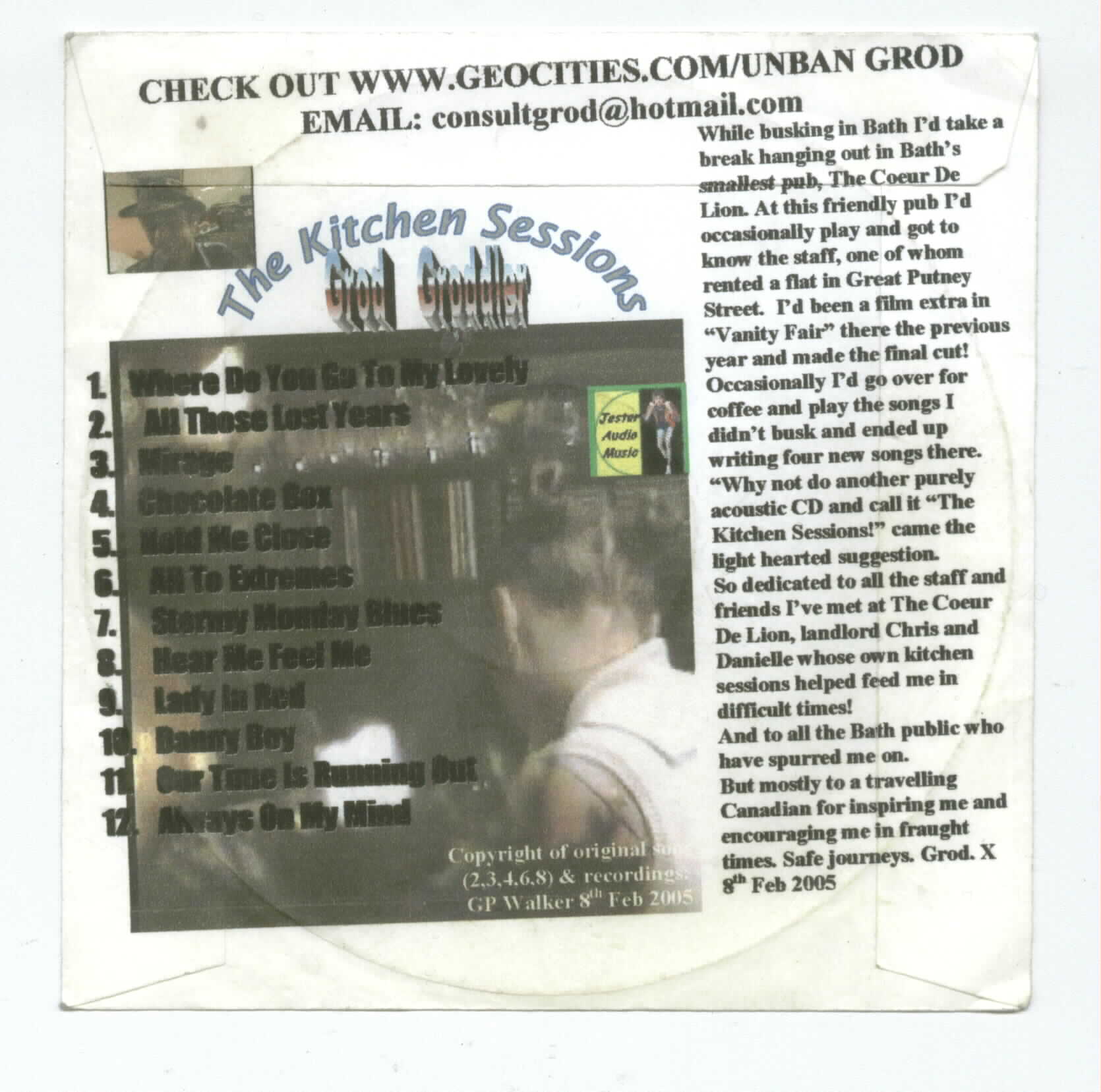 THE KITCHEN SESSIONS