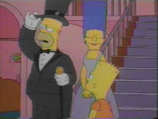 Homer and Marge Looking Posh!