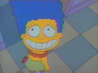 A young marge smiling!
